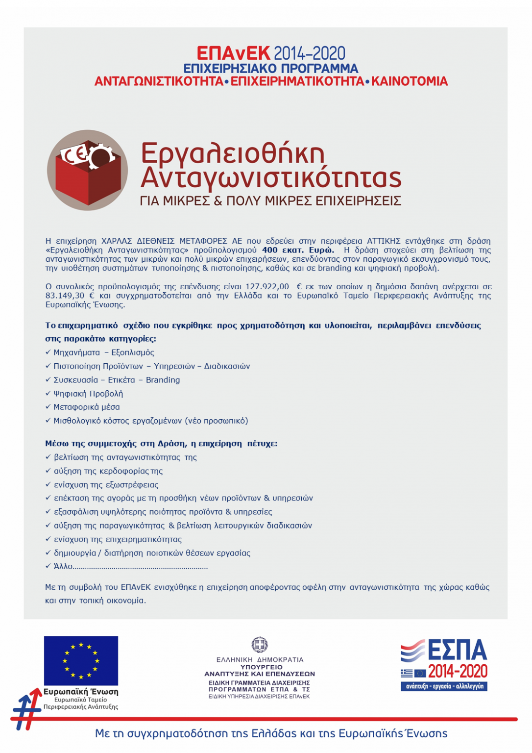 Χάρλας Διεθνείς Μεταφορές Α.Ε.